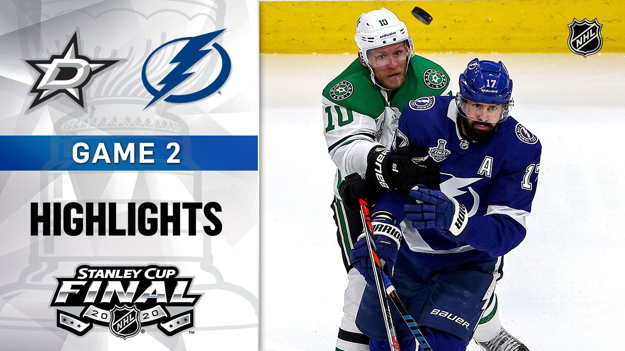 NHL Highlights | Stanley Cup Final, Gm2 Dallas Stars @ Tampa Bay ...